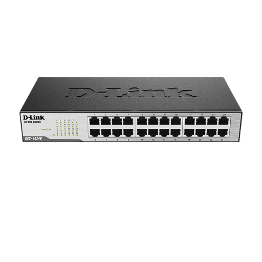 D-LINK - 24-Port Fast Ethernet Unmanaged Desktop Switch - Accurate ...